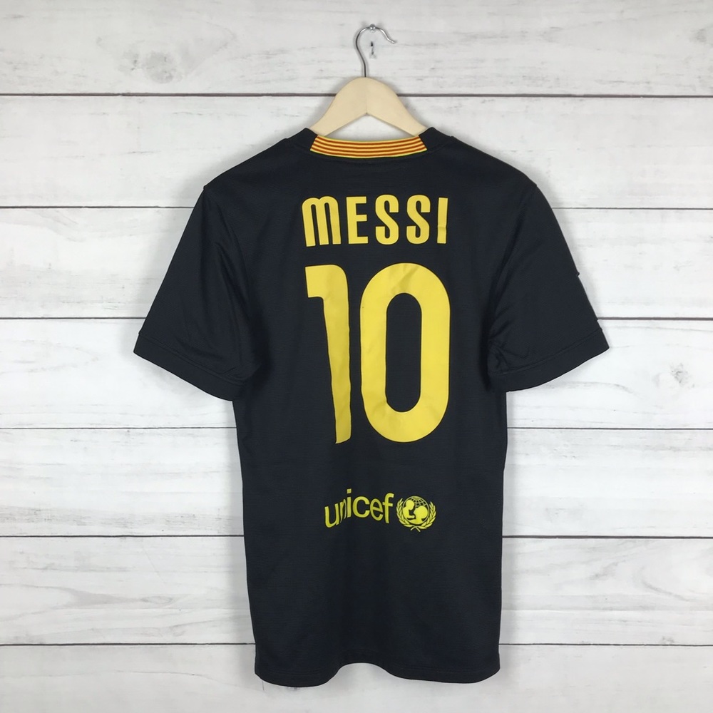 Nike X 2013-14 Fc Barcelona Lionel Messi Soccer Jersey - Gem